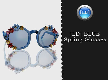Second Life Marketplace - [LD] BLUE Spring Glasses
